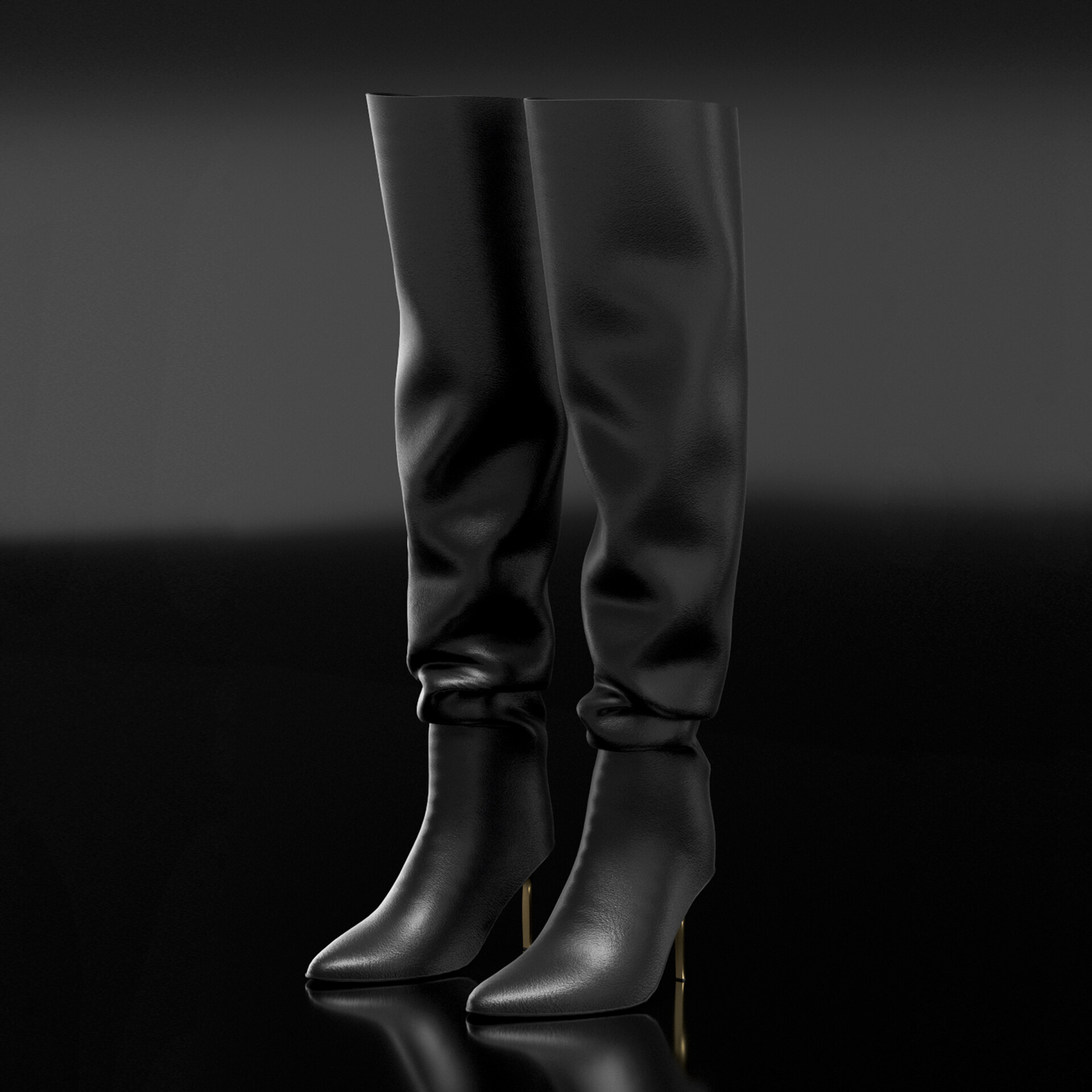 ArtStation - Leather boots for Clo 3D Avatars