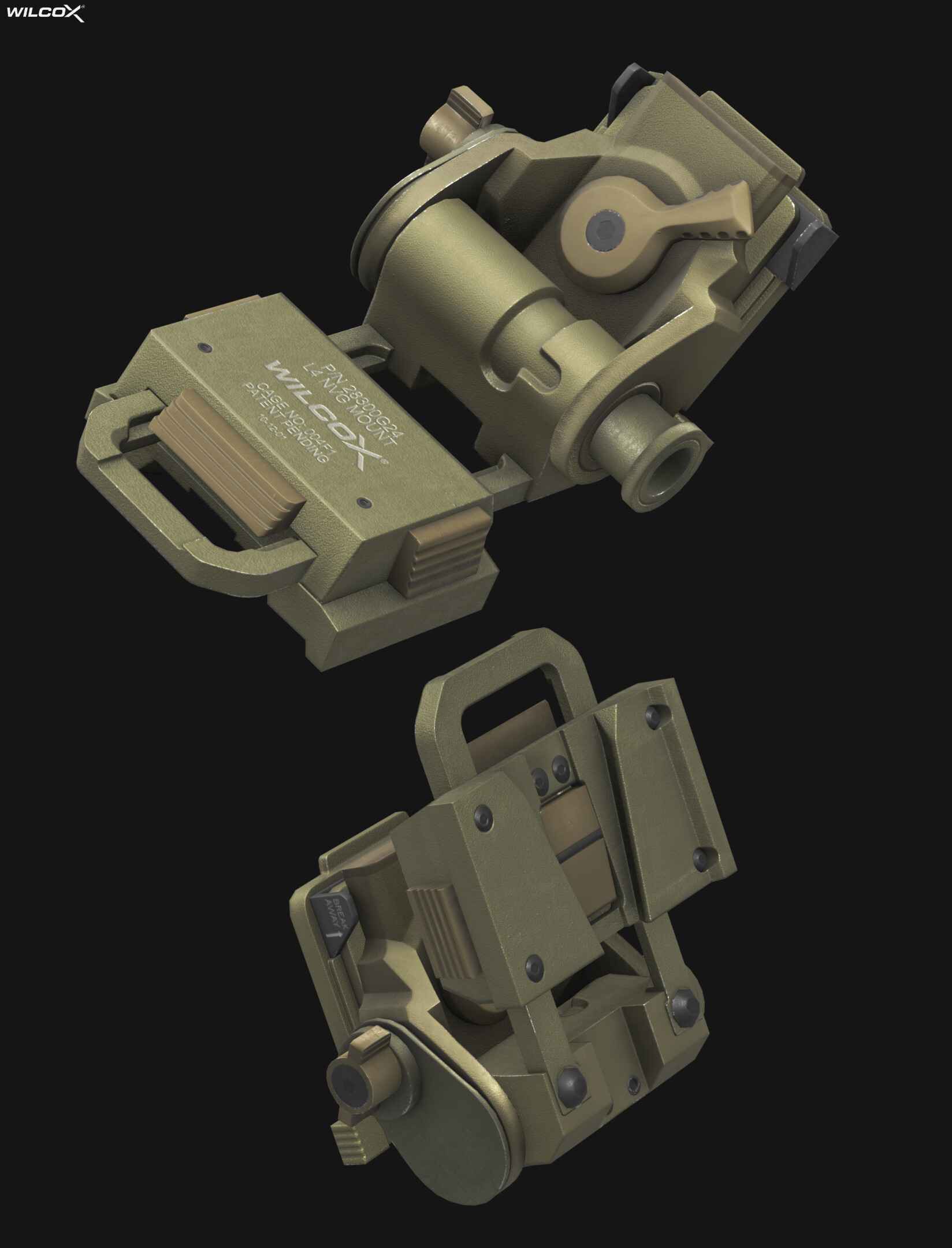 ArtStation - Wilcox L4G24 Night Vision Mount
