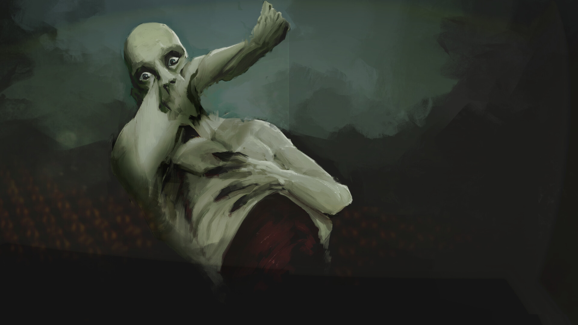 ArtStation - Man in the wall