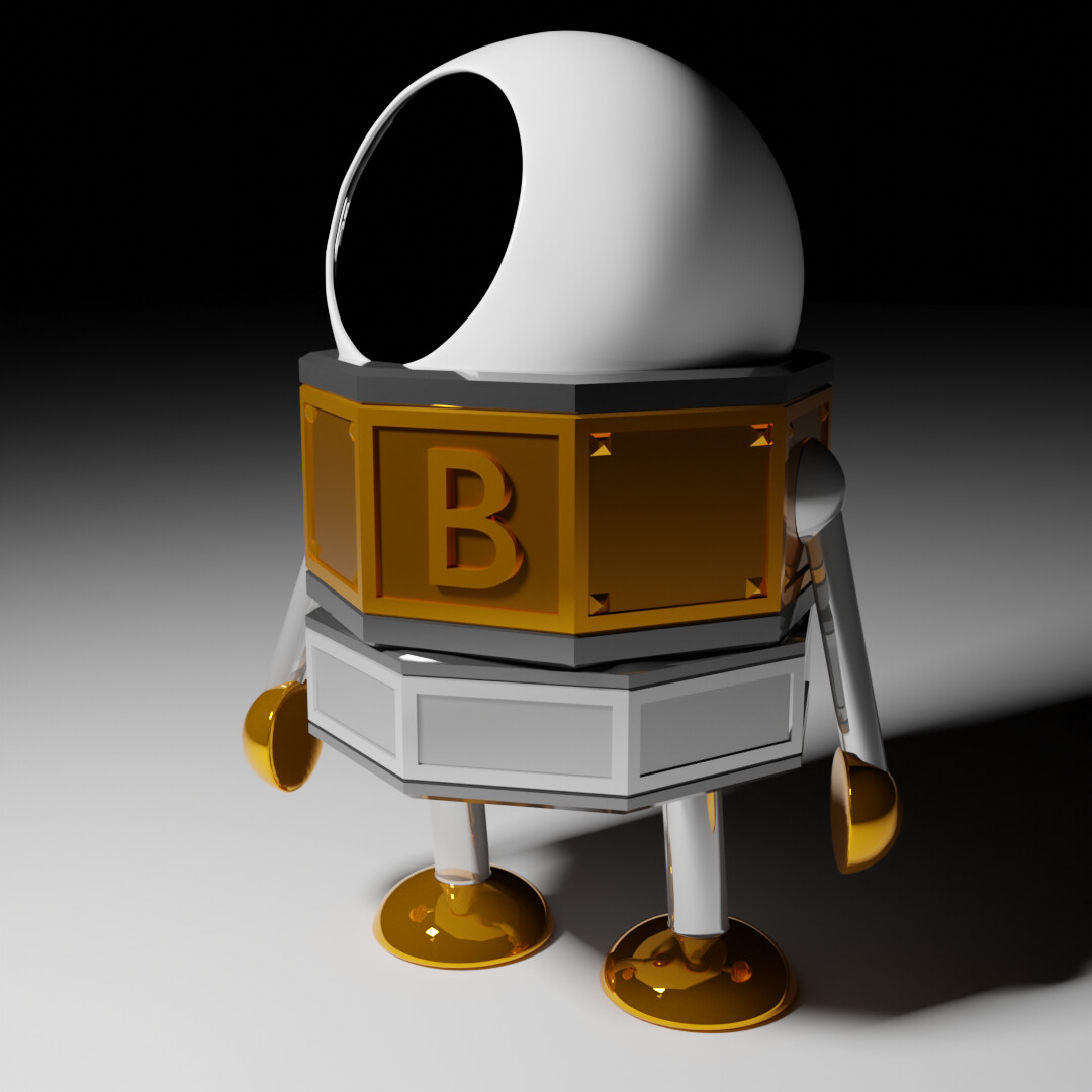 ArtStation - Robot character in blender