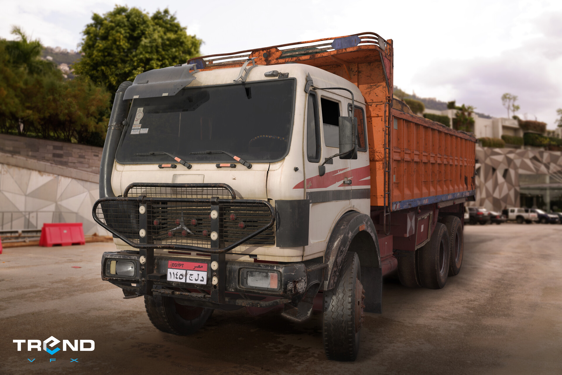 ArtStation - Dump Truck Mercedes (Cabin)