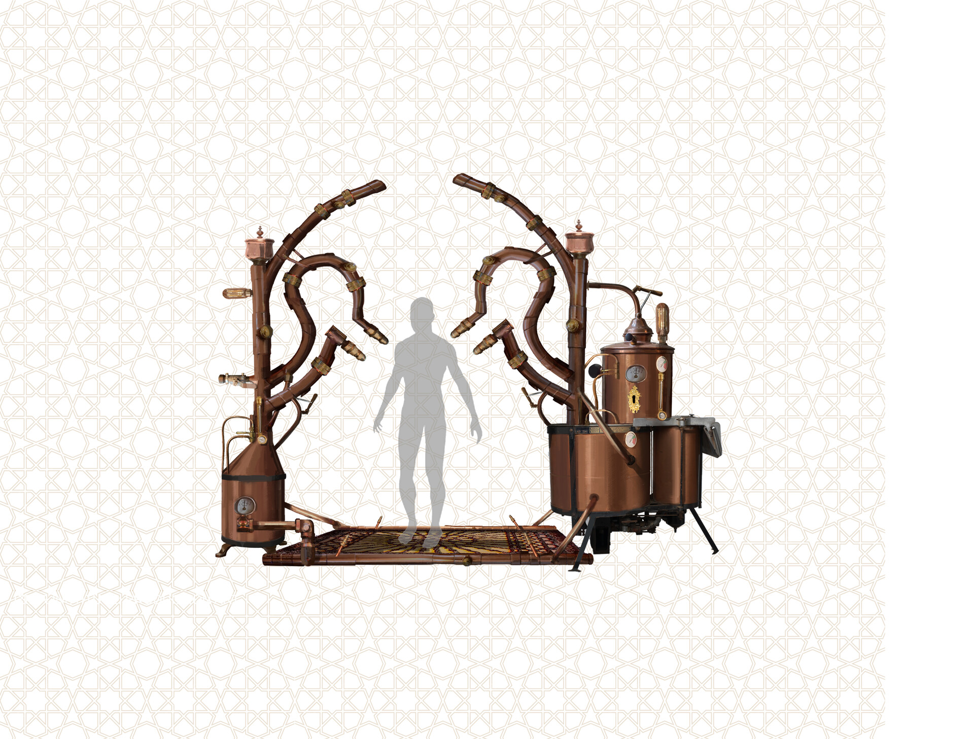 ArtStation - Steam Gate Prop Design