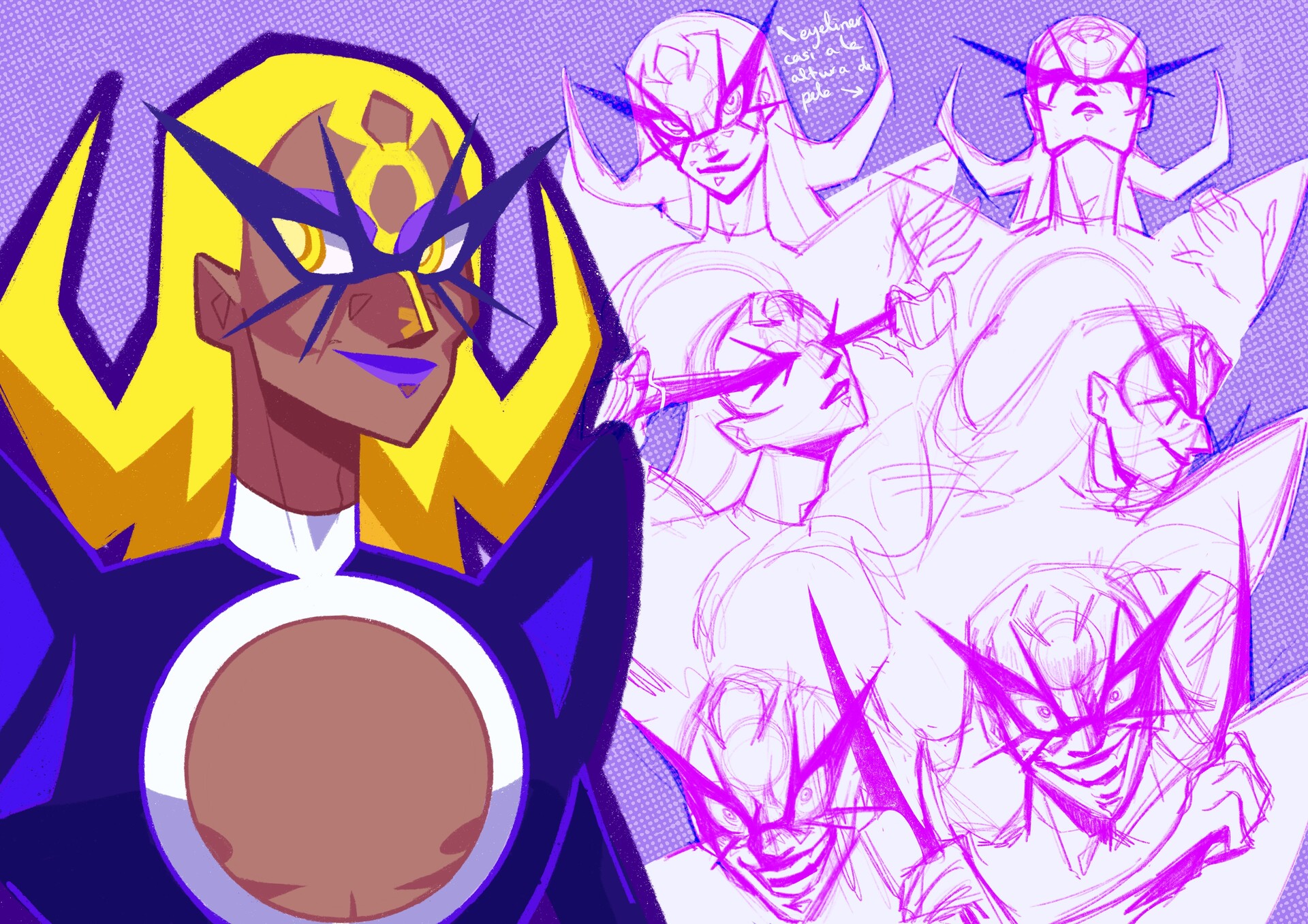 ArtStation - 𝐄𝐋𝐋𝐄 - Character sheets