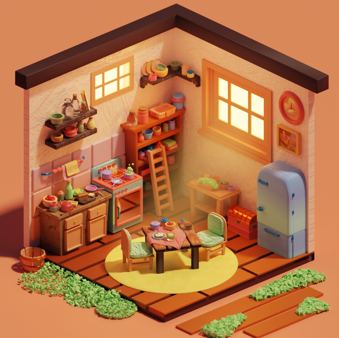 ArtStation - 3D Simple model