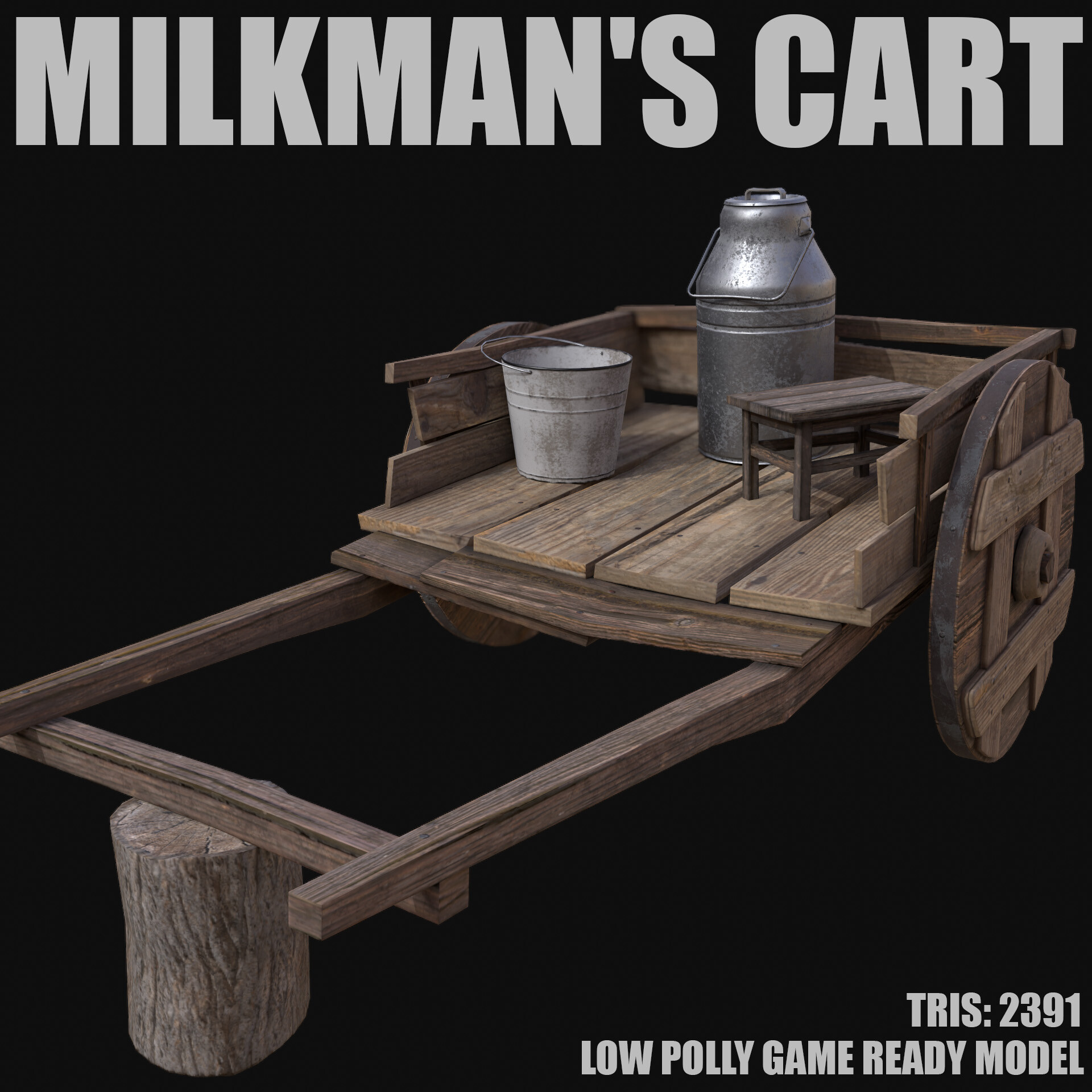 ArtStation - Milkman's Cart