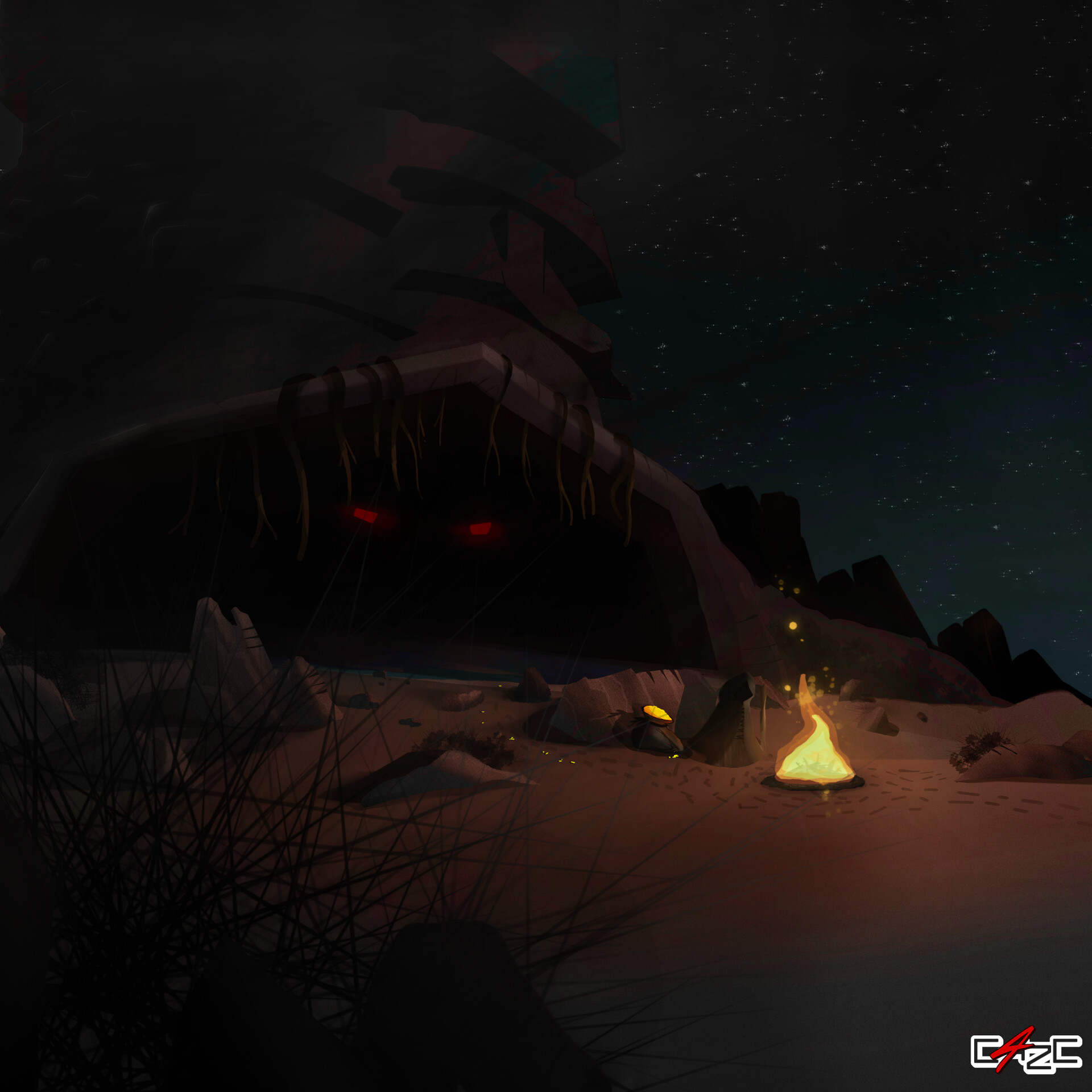 ArtStation - Danger (Environment Scene + Parallax Visuals)