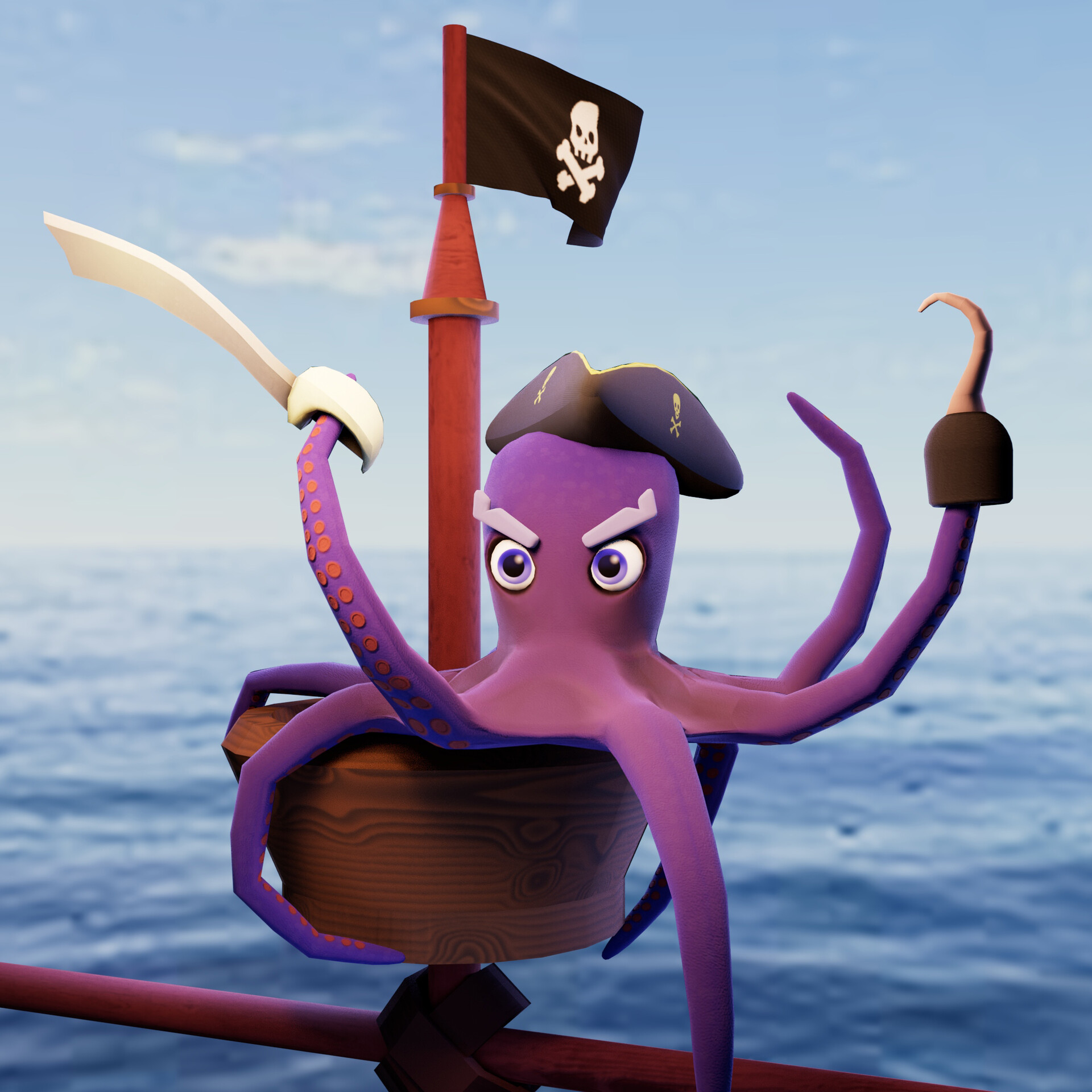 ArtStation - Captain Octopus