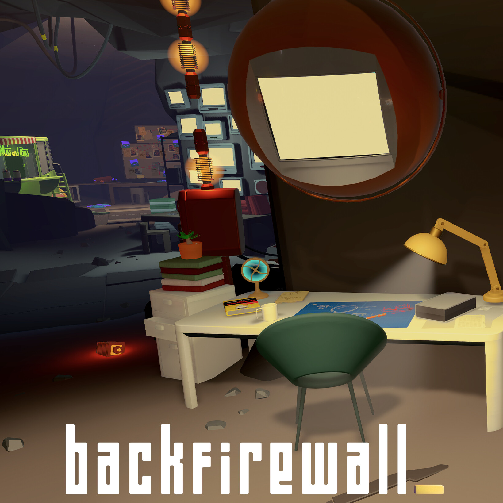 Ricardo Amaral Accioly - Backfirewall_ - Hideout Level Art