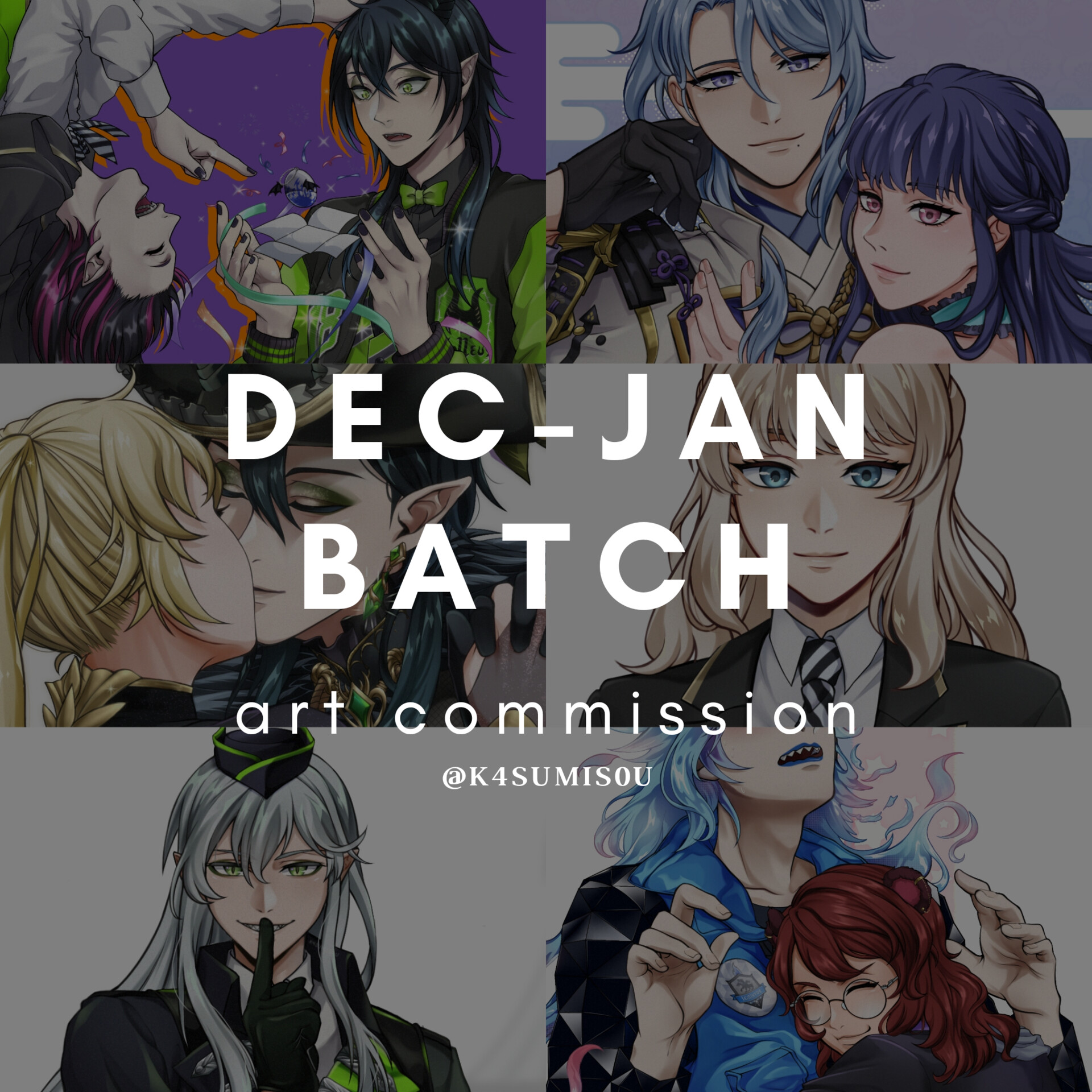 ArtStation - Art Commission: Dec-Jan batch