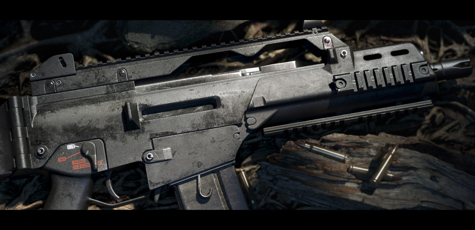 ArtStation - Heckler-Koch HK G36C assault rifle
