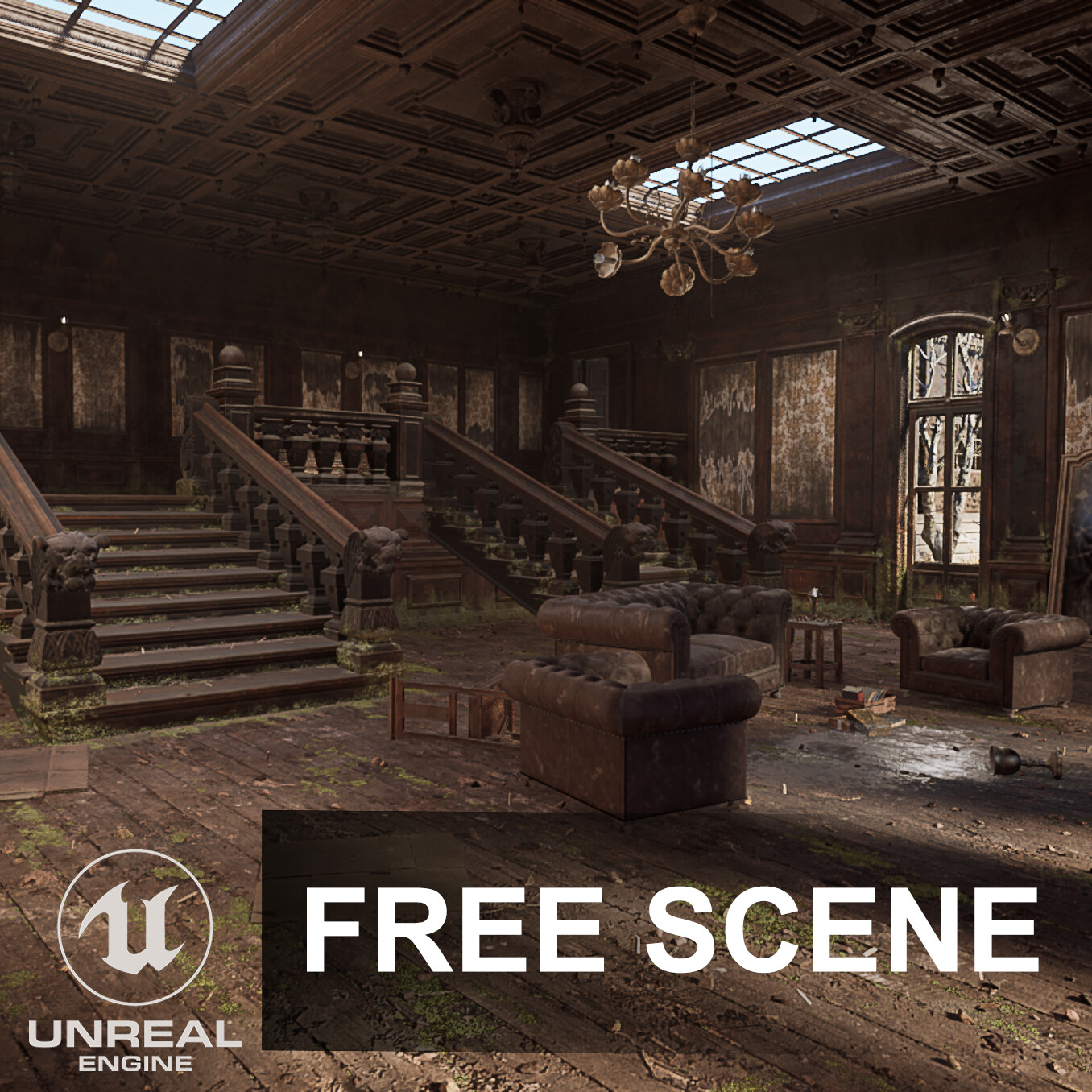 ArtStation - Abandoned Old Room UE5