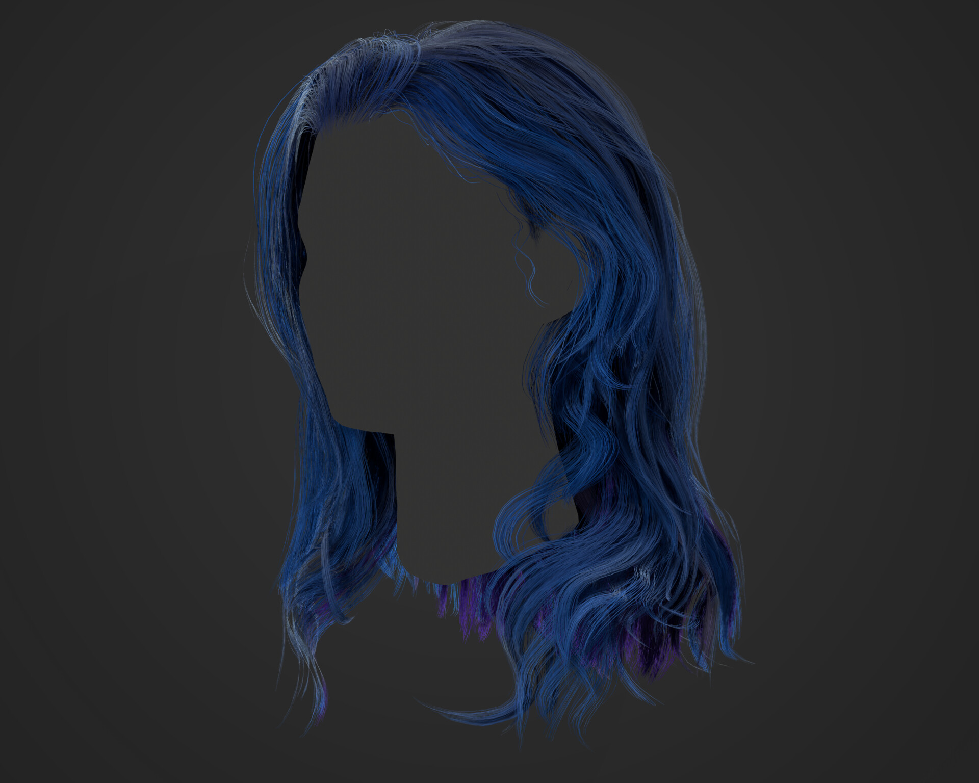 ArtStation - Realtime - Female Wavy Hair