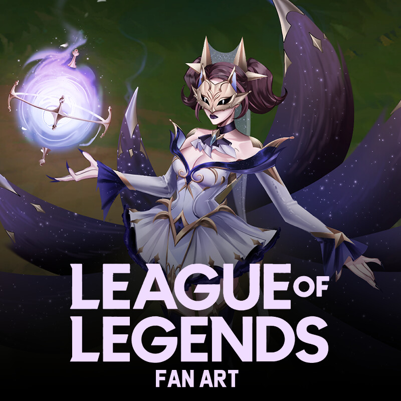 ArtStation - Astral Masquerade Ahri