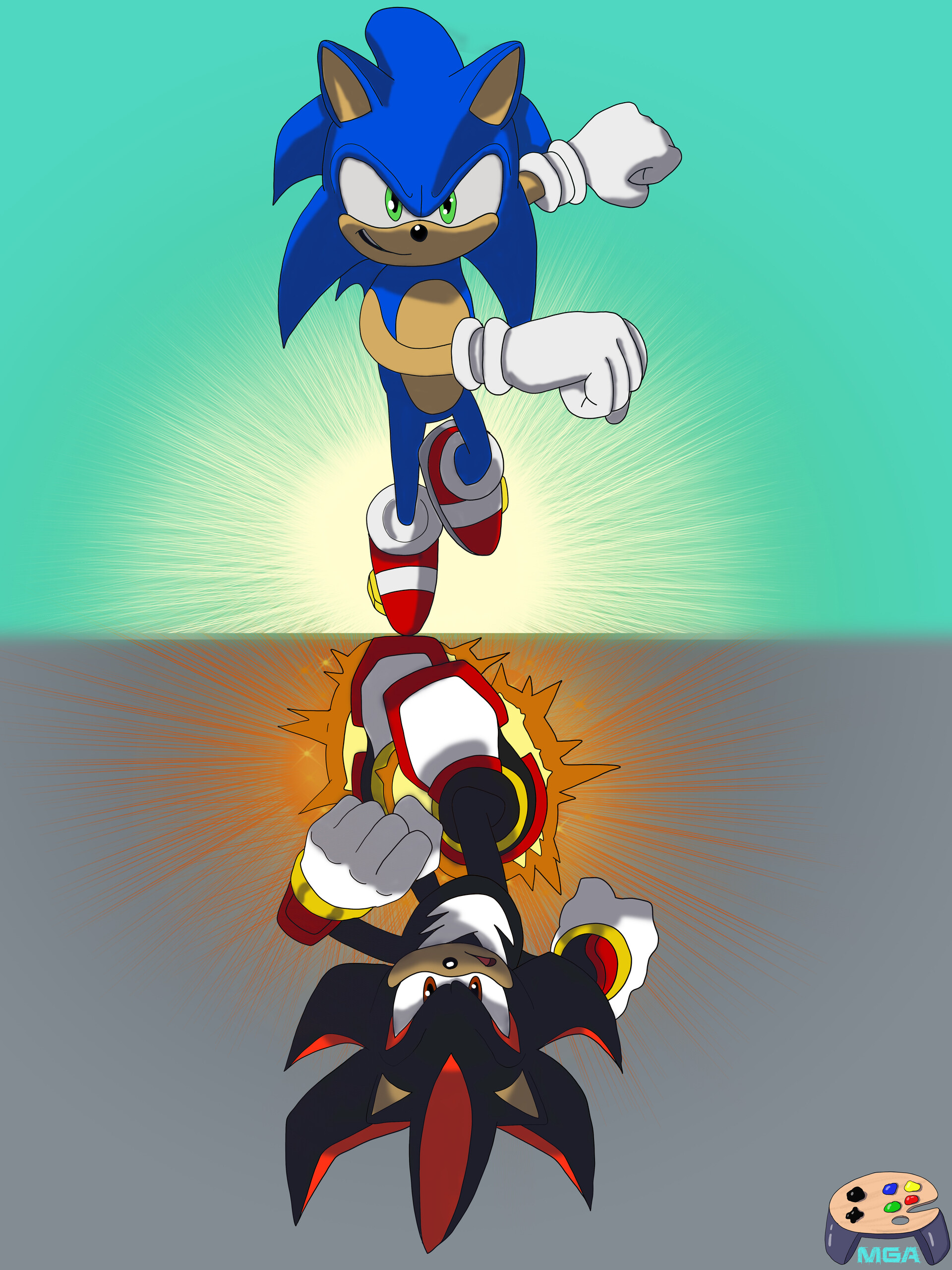 ArtStation - Sonic/Shadow
