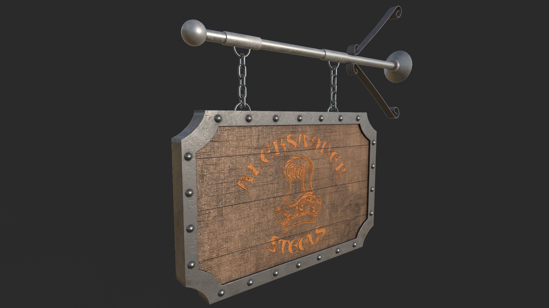 ArtStation - Blacksmith sign