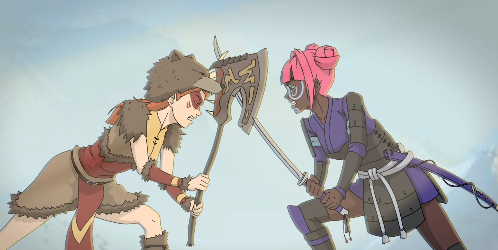 ArtStation - Fight scene animation