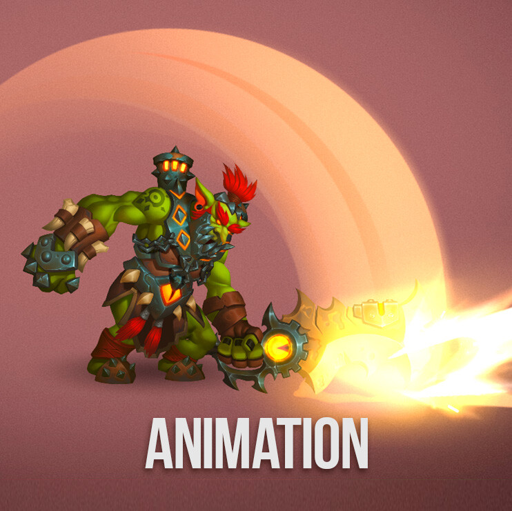 ArtStation - Goblin boss animation