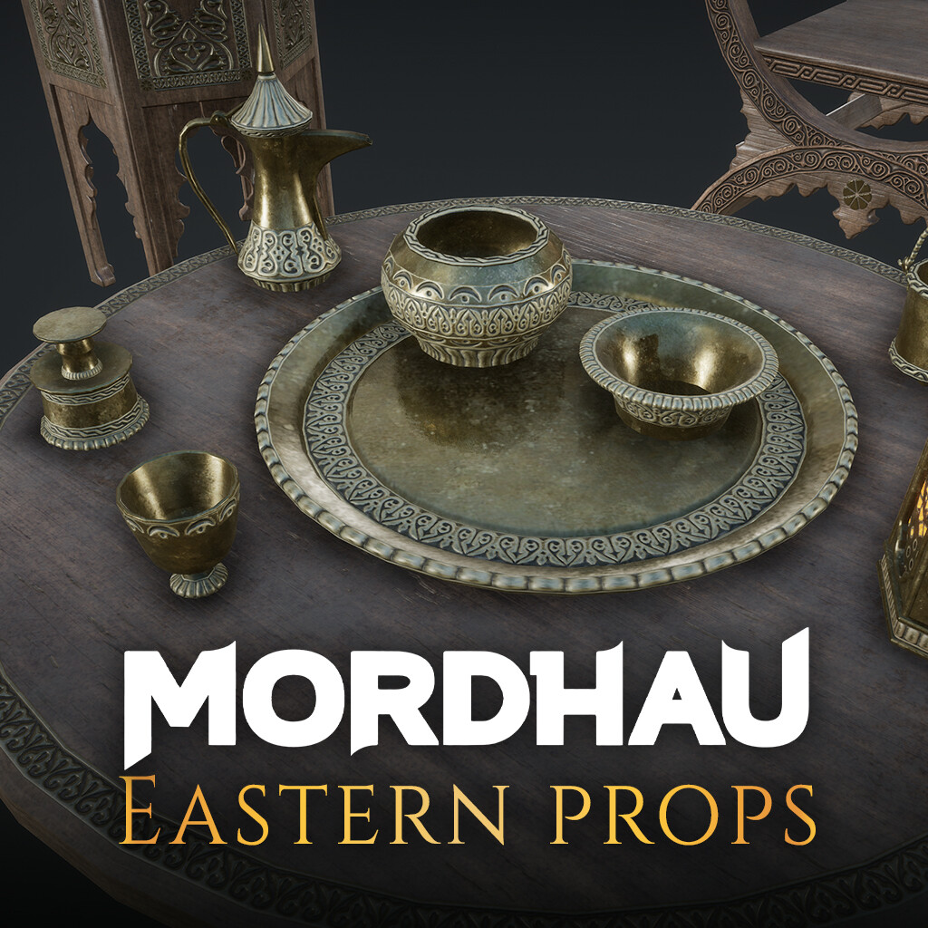 ArtStation - Mordhau - Eastern Invasion props