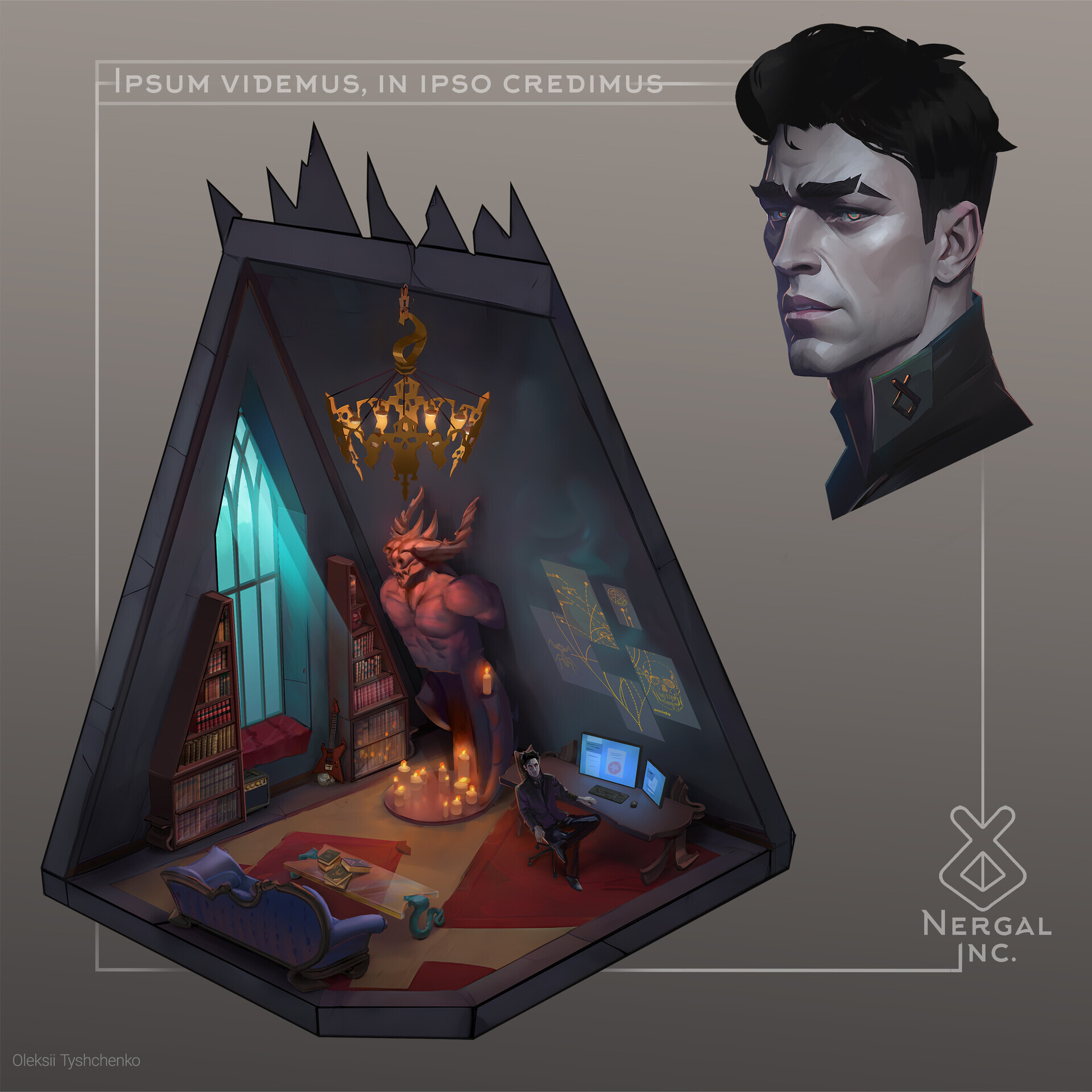 ArtStation - Nergal Inc. - Room Concept