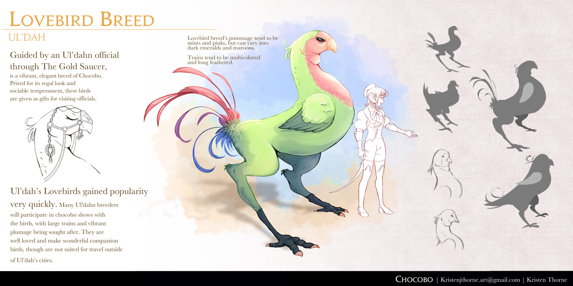 ArtStation - Chocobo Breed Fanart Project