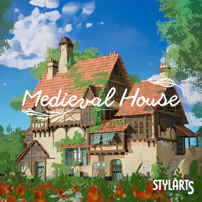 ArtStation - Stylized Medieval House