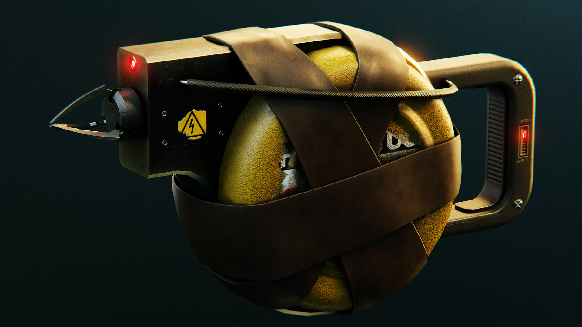 ArtStation - Sci-fi Grappling hook