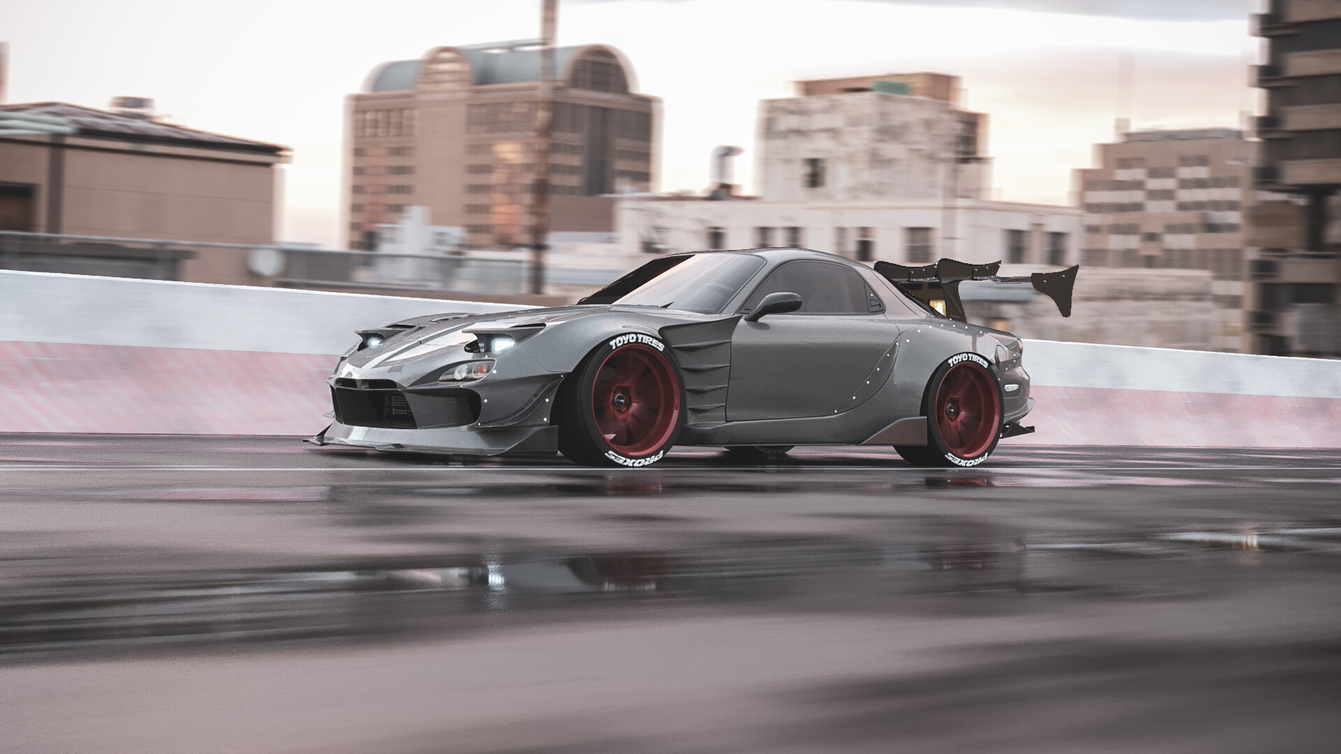 ArtStation - mazda rx-7 bls