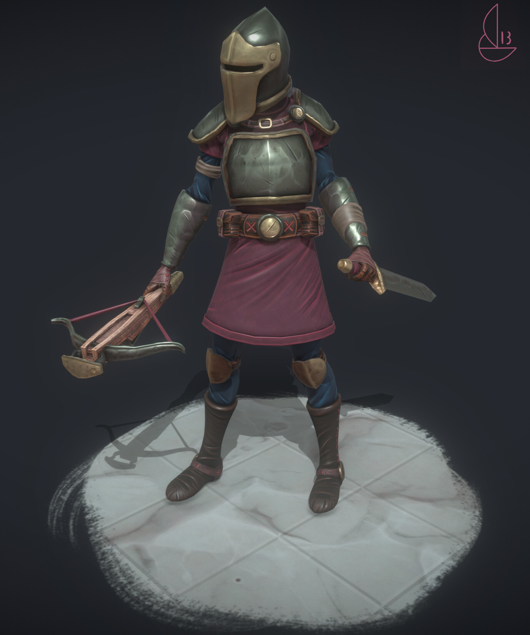 ArtStation - Martin, the mercenary knight