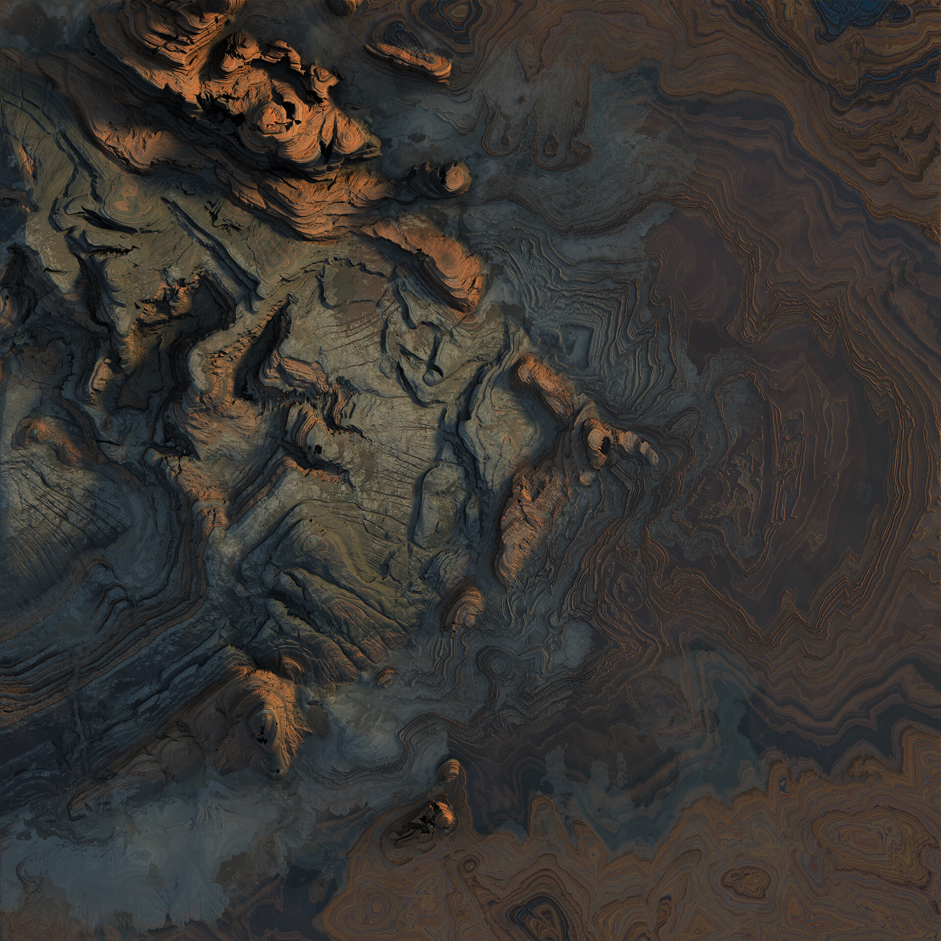 ArtStation - Alien rock