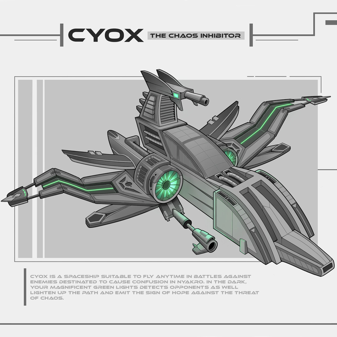 ArtStation - Cyox | Spaceship