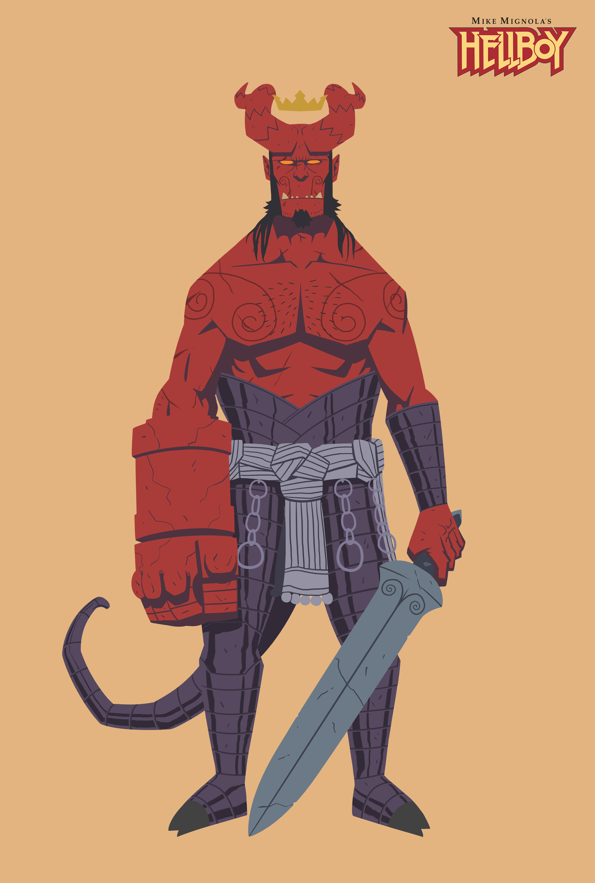 ArtStation - Hellboy model sheet