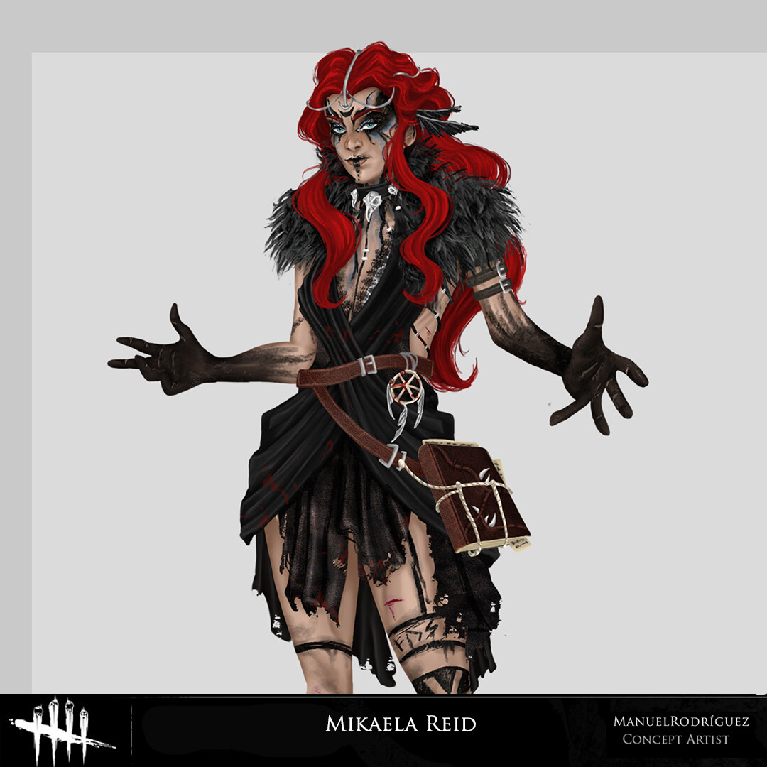 ArtStation - Mikaela Reid - Skin Concept