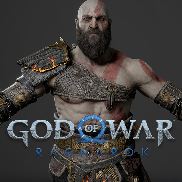 ArtStation - God of War Ragnarök - Muspelheim Armor Set