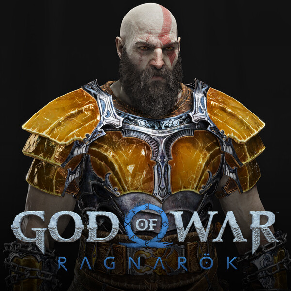 ArtStation - God of War Ragnarök - Kratos' Fallen Stars Armor