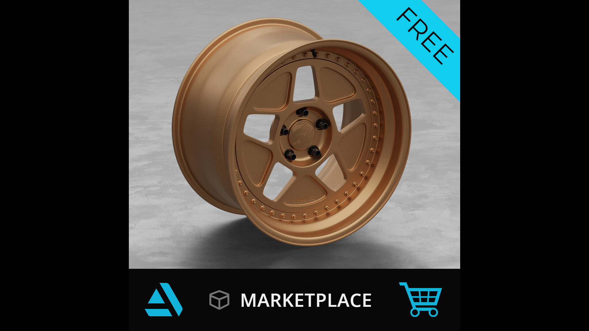 ArtStation - FREE: fifteen52 Tarmac R43 Hoonicorn Rim/Wheel 3D Model