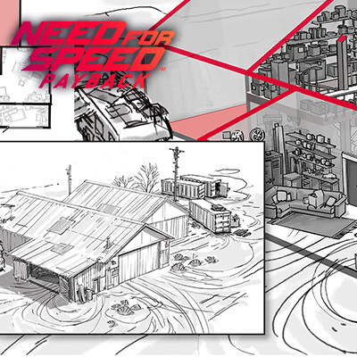 ArtStation - NFS Payback - Racers' Garage
