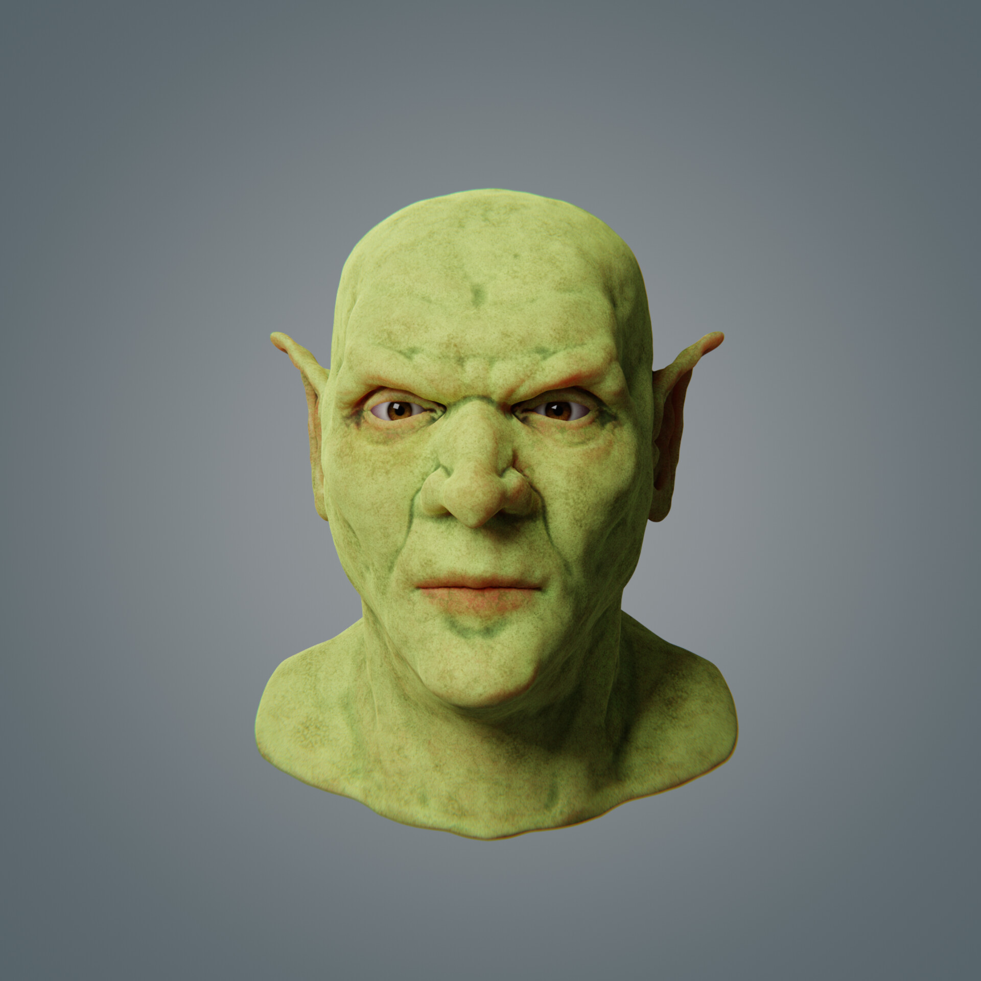 ArtStation - Realistic Goblin Bust
