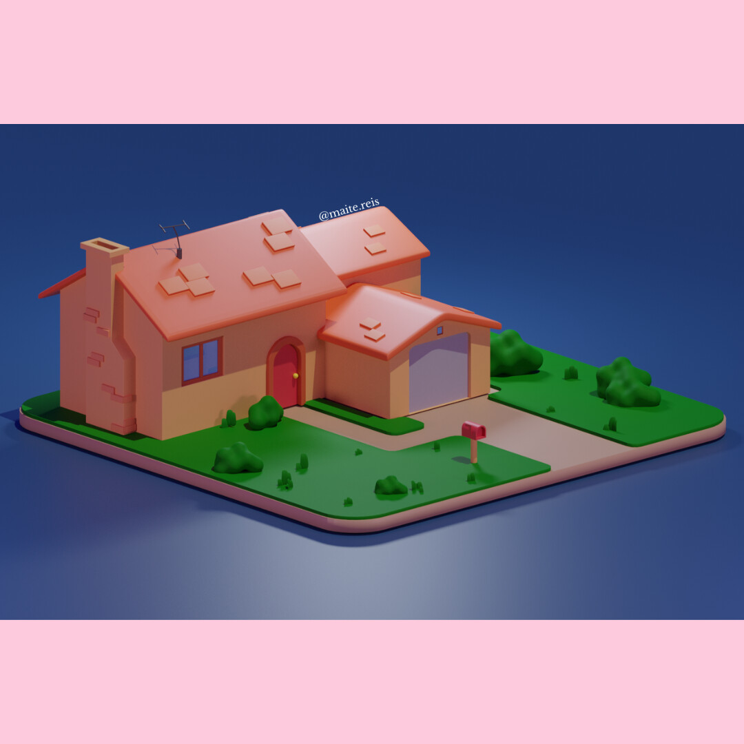 ArtStation - Cartoon House