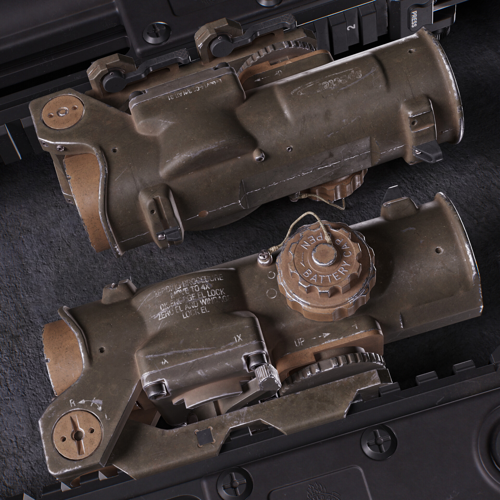 ArtStation - ELCAN Specter DR 1-4x