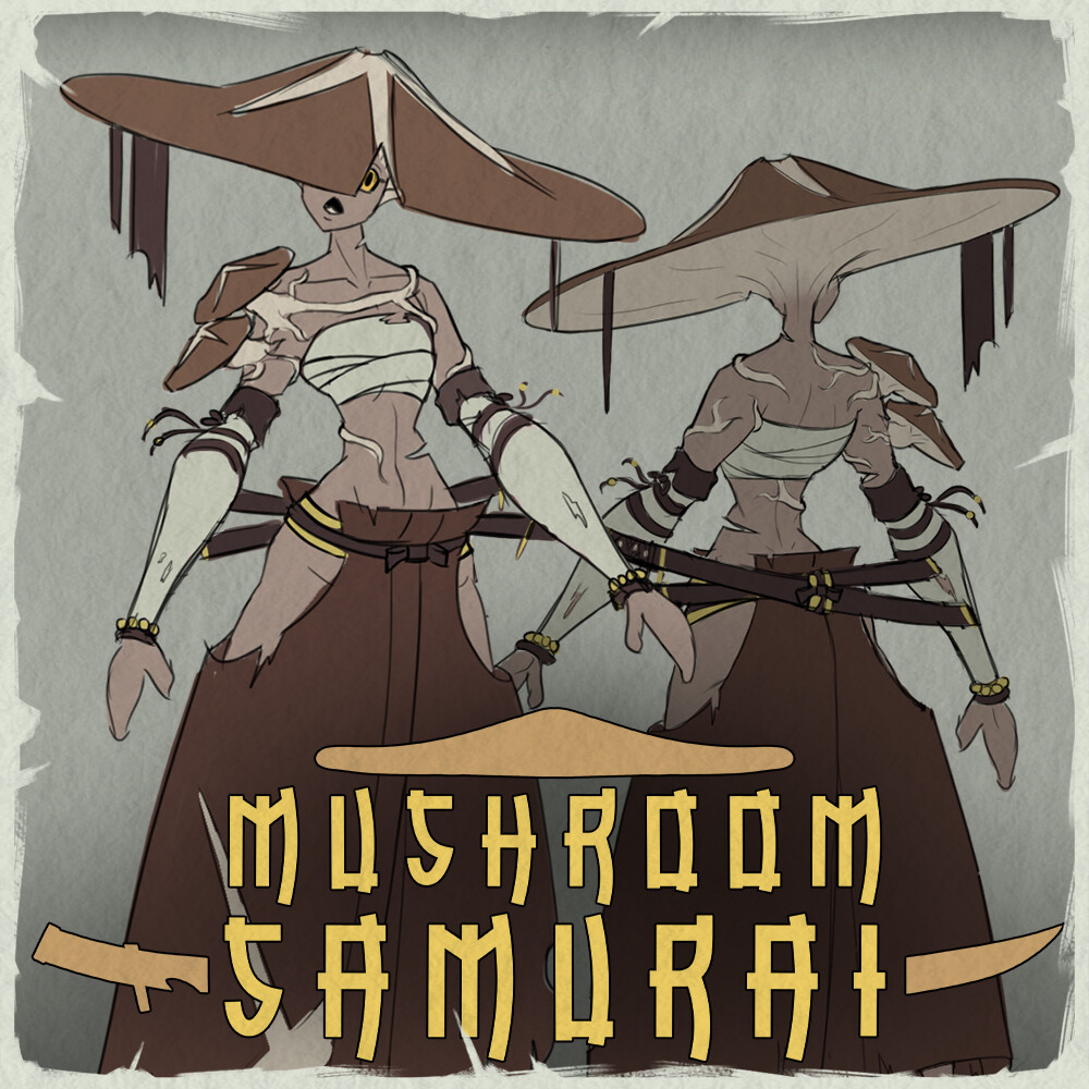 ArtStation - Conception | Mushroom Samurai🍄⚔️