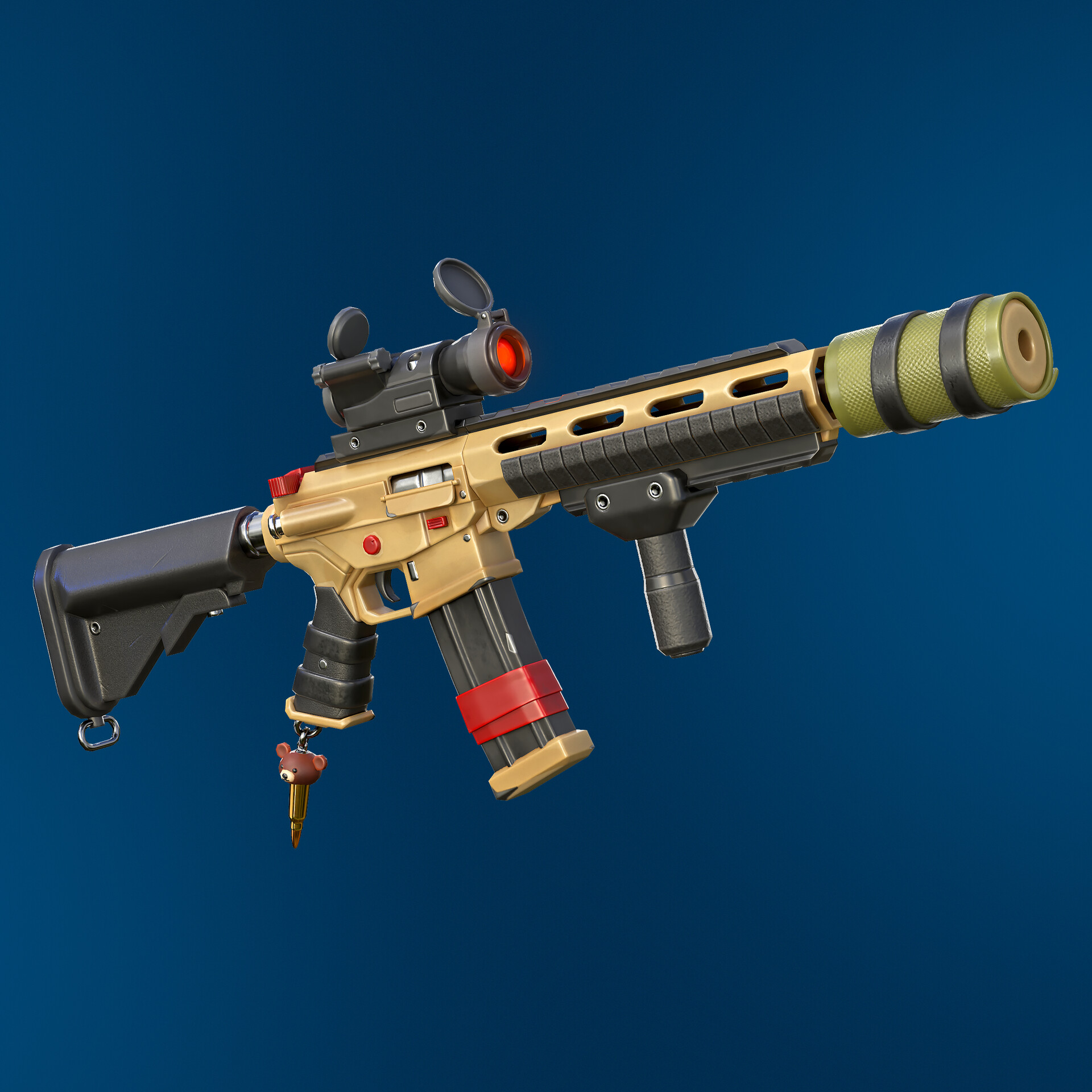 ArtStation - 3D weapon - AR-15 Rifle