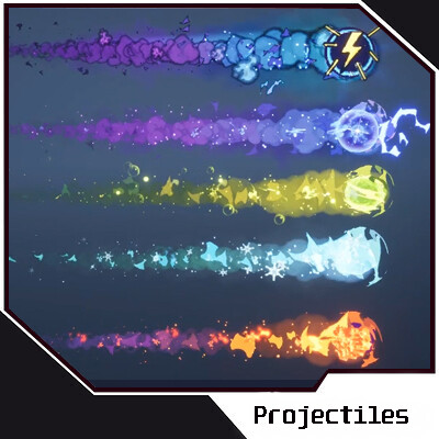 ArtStation - Projectiles - VFX