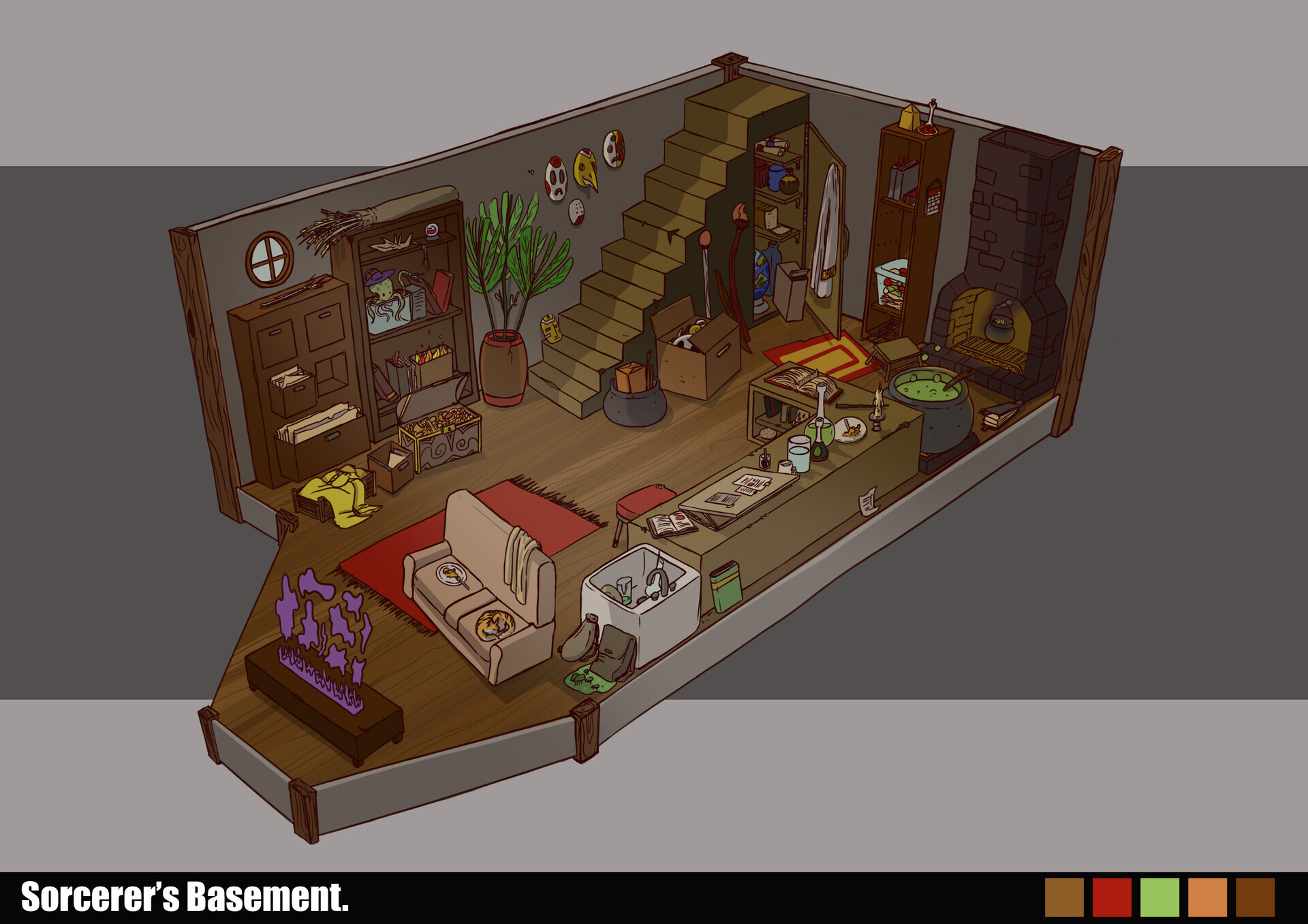 ArtStation - Environment Design Practice.