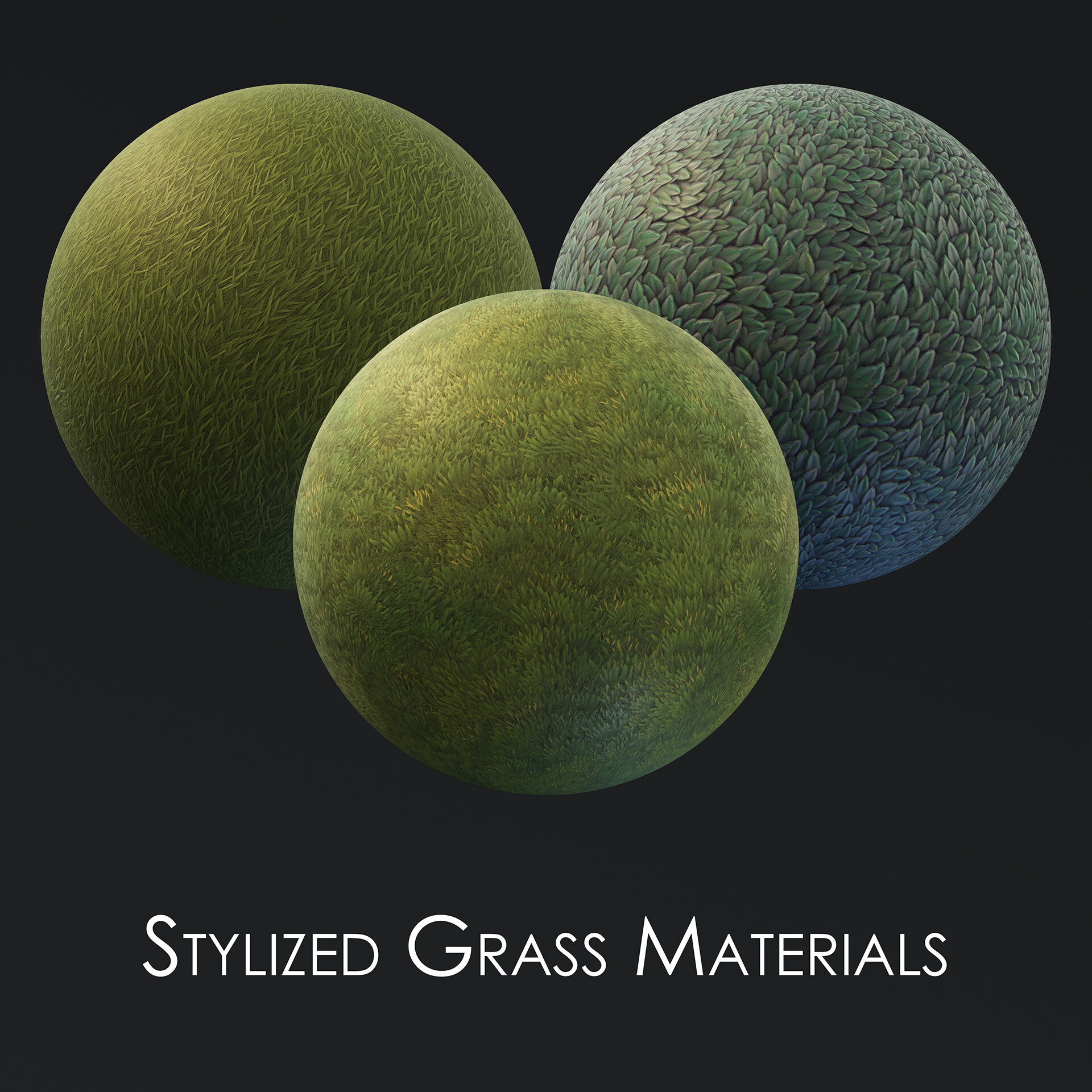 ArtStation - Stylized Grass Materials