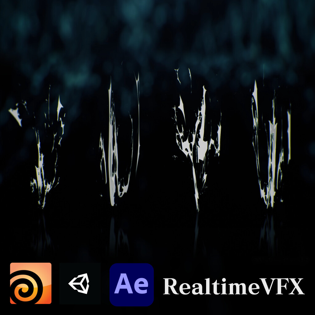 ArtStation - Anime Style NPR effects created in Houdini.