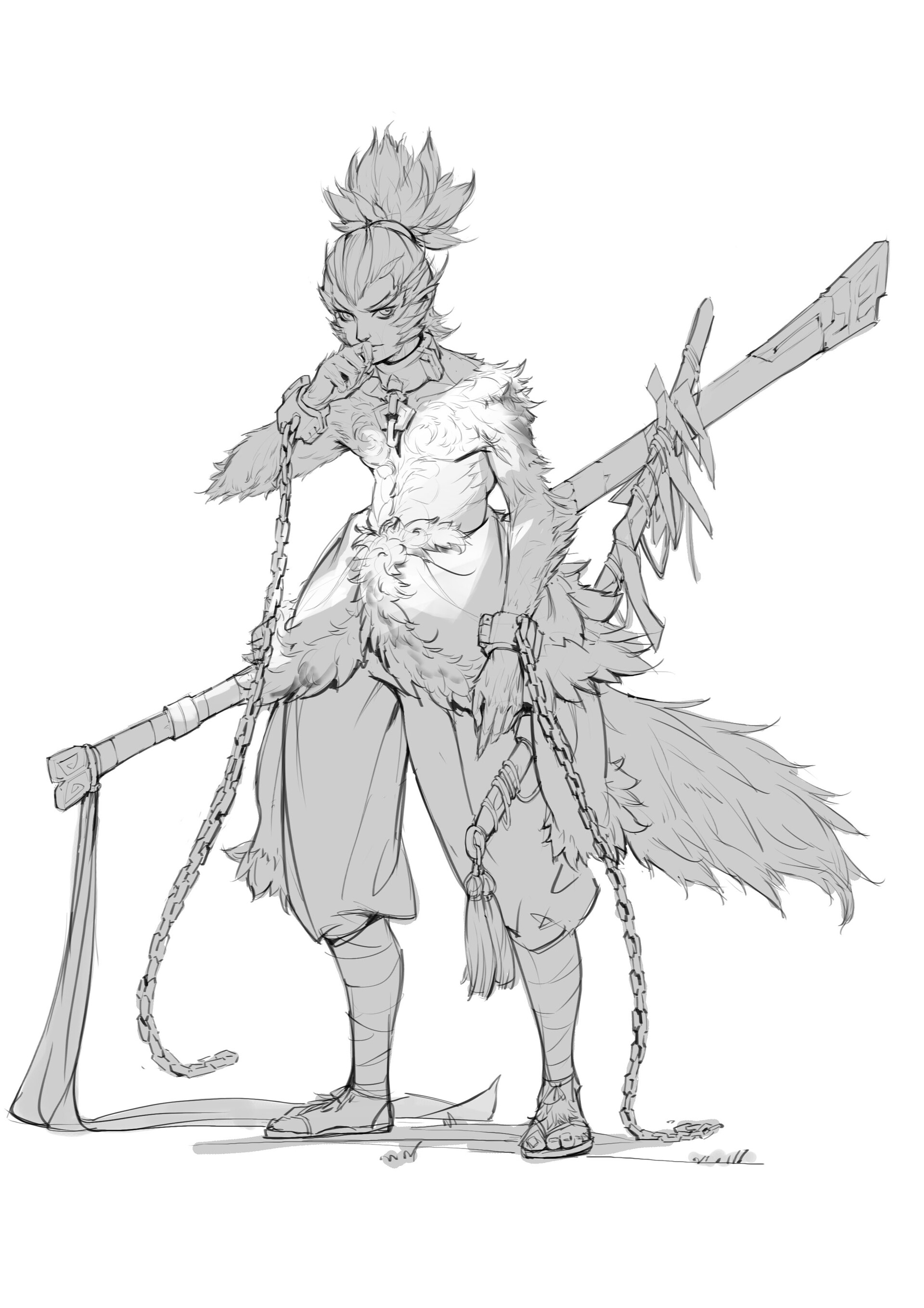 ArtStation - Wolf boy