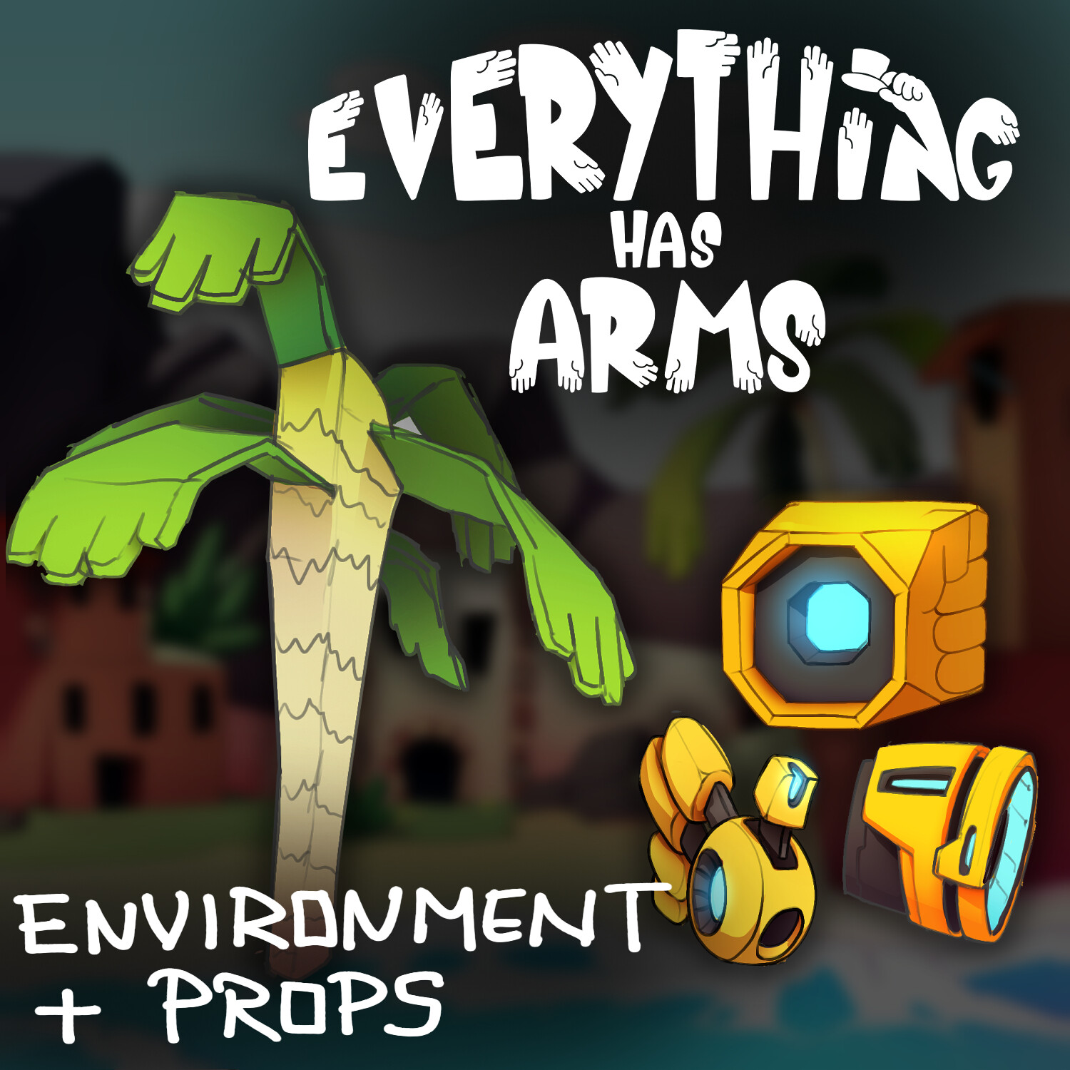 ArtStation - Everything has Arms - Landscape + Props