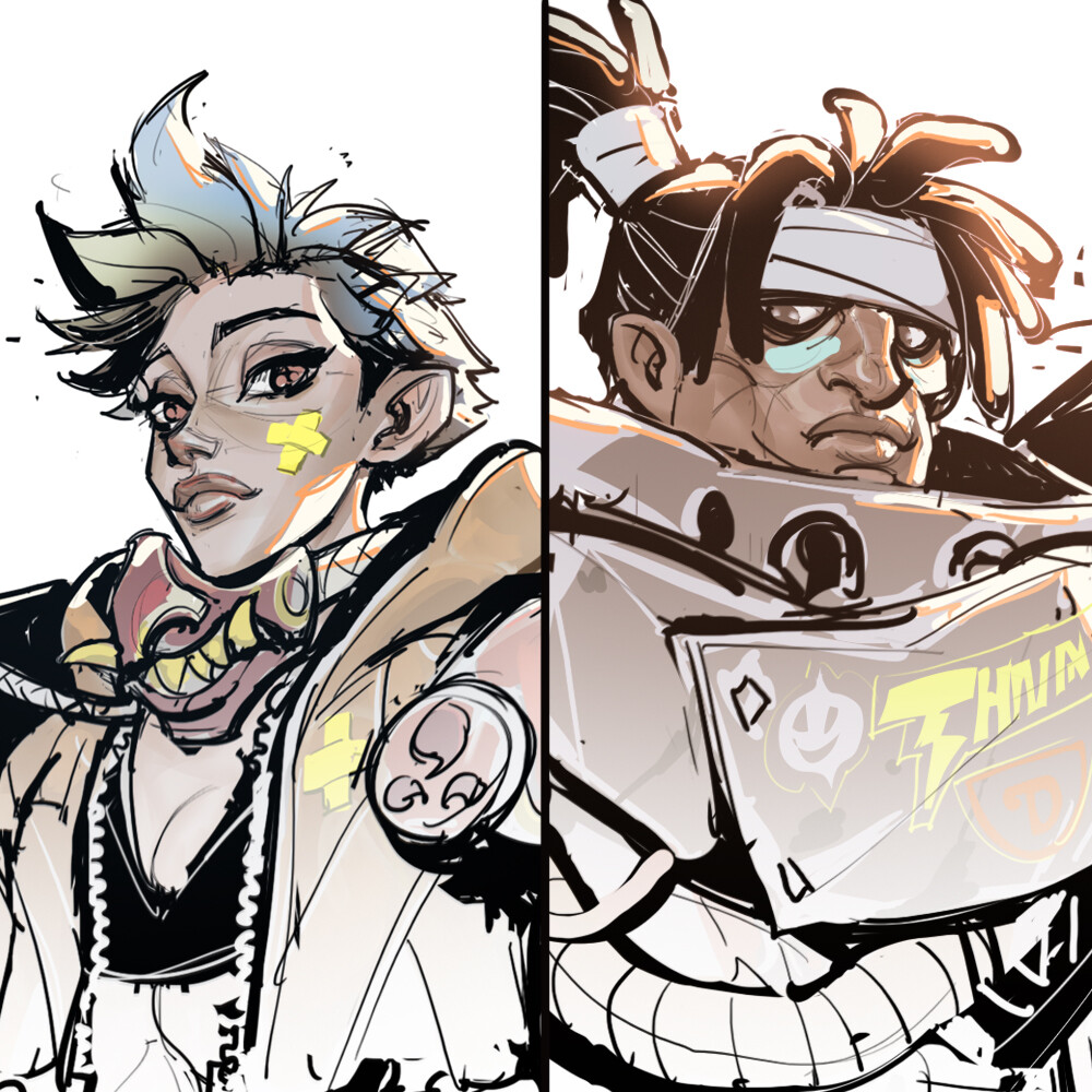 ArtStation - Scrappy style character concept