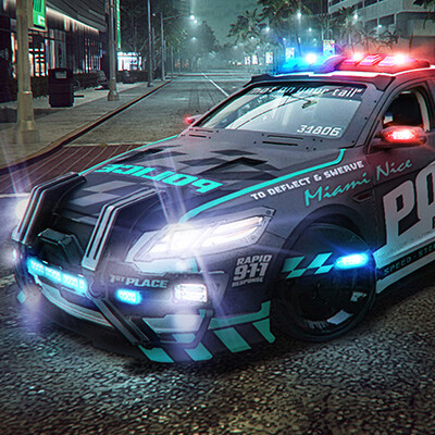 ArtStation - 'Razorblade' - vehicle customisation idea