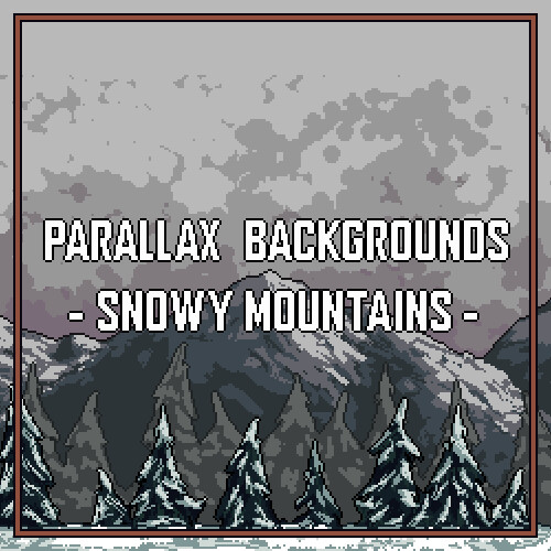 ArtStation - Parallax Backgrounds: Snowy Mountains
